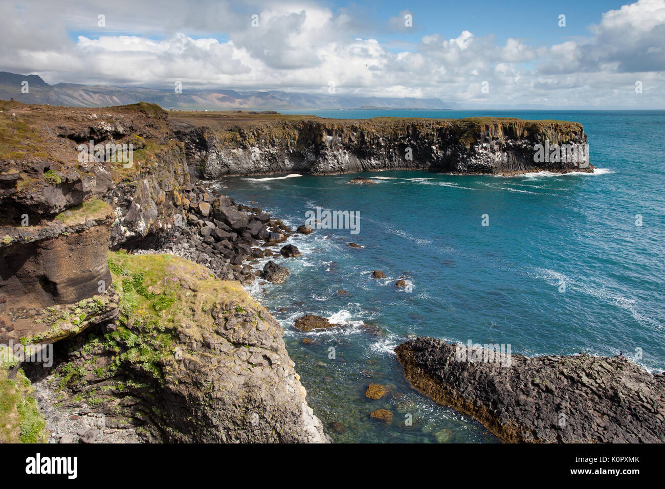 Arnarstapi Hellnar Hike View Stock Photo - Alamy