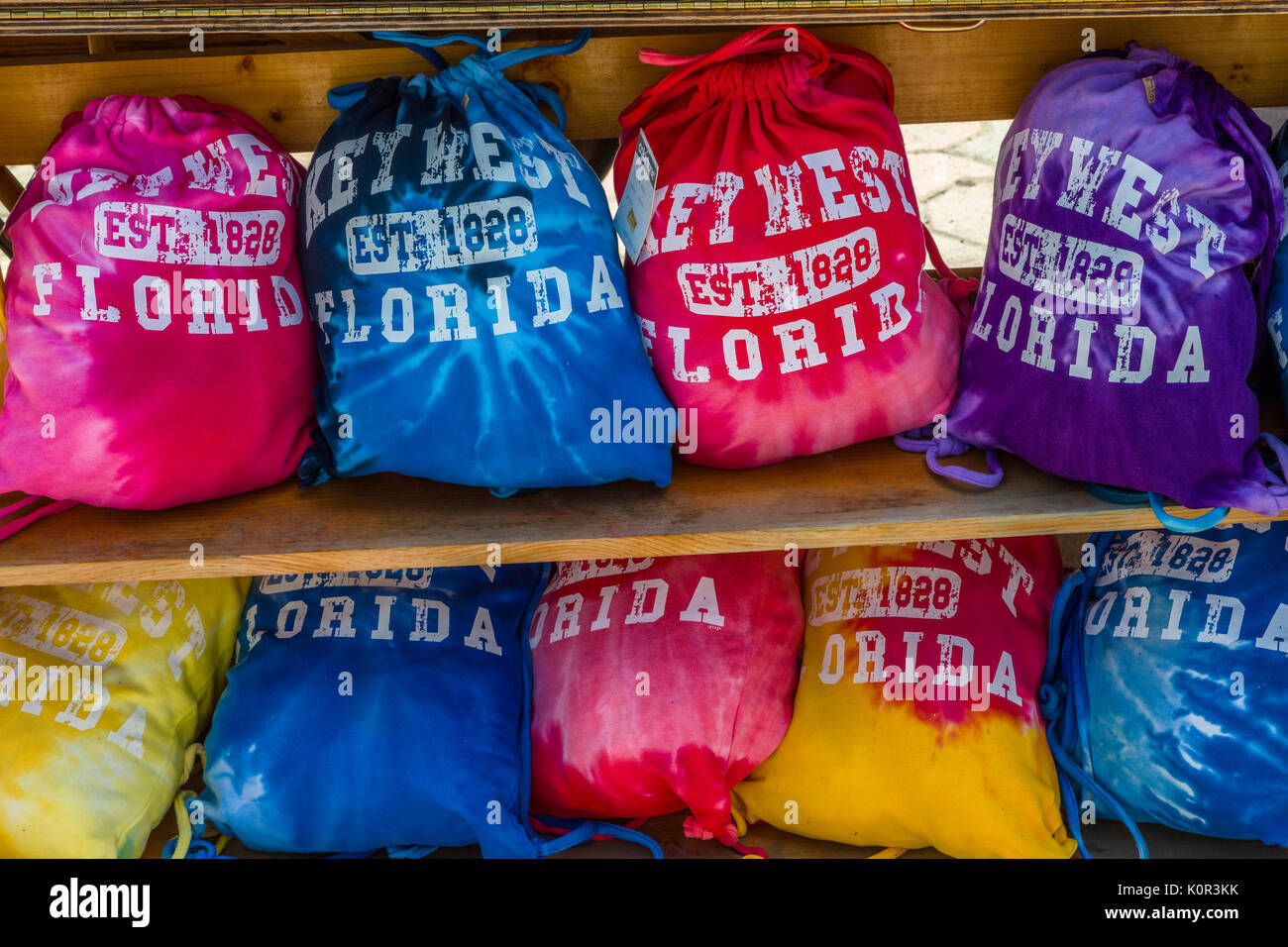 KeKey West Florida logo on bags in Key West Florida Stock Photo - Alamy