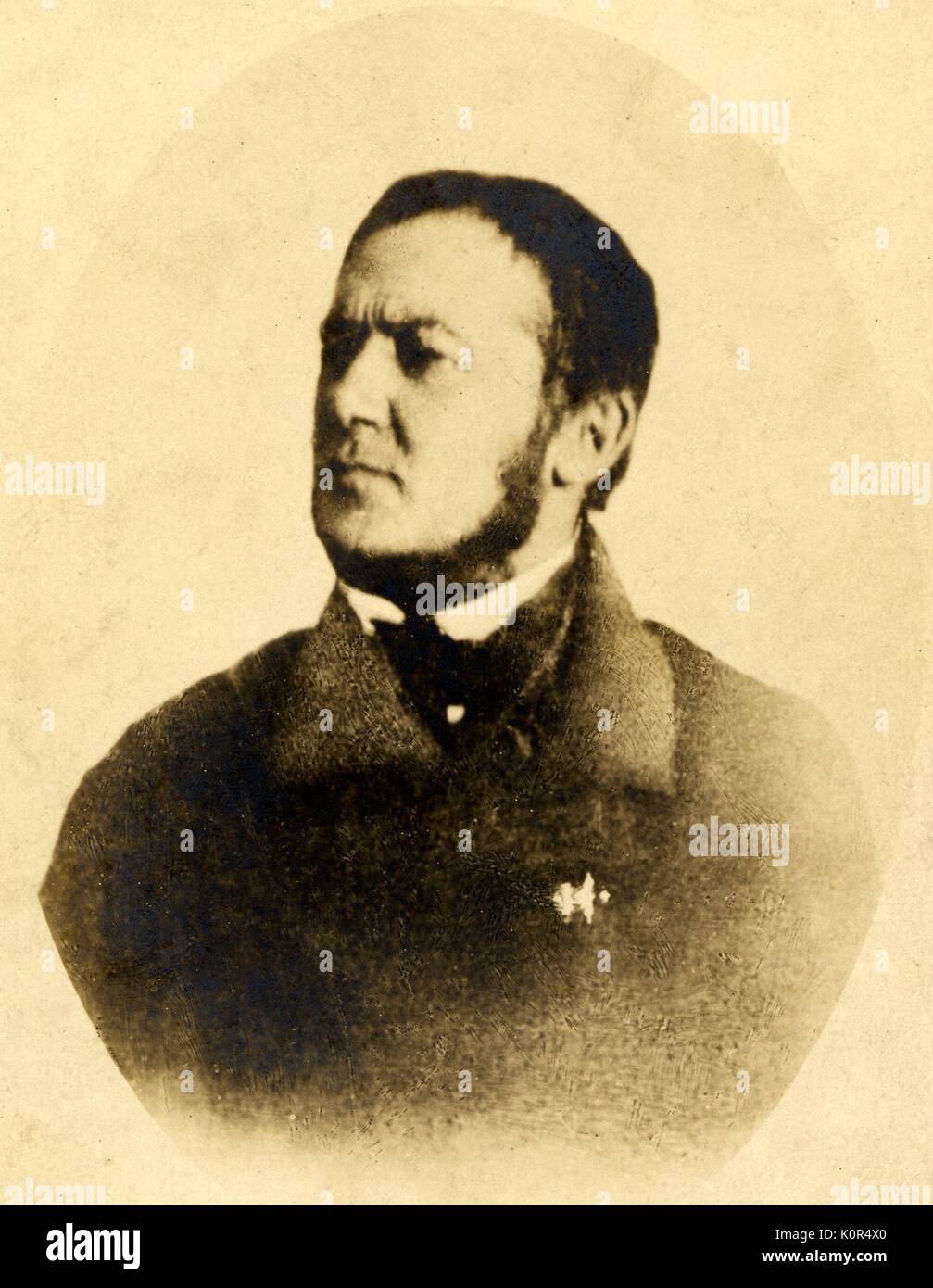 Michael Glinka - portrait of Russian composer, 1842. Russian composer ...