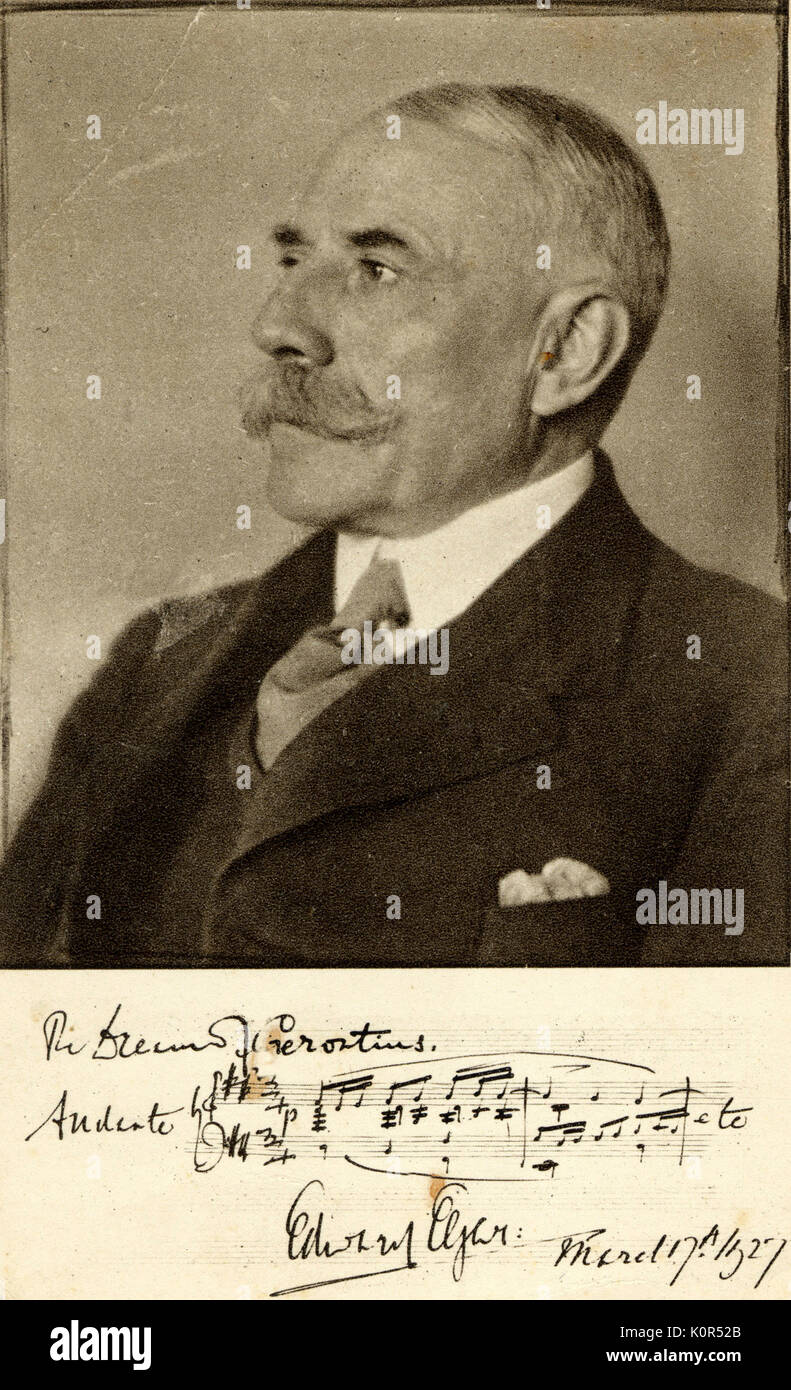 Edward elgar 1857 1934 english hi-res stock photography and images - Alamy