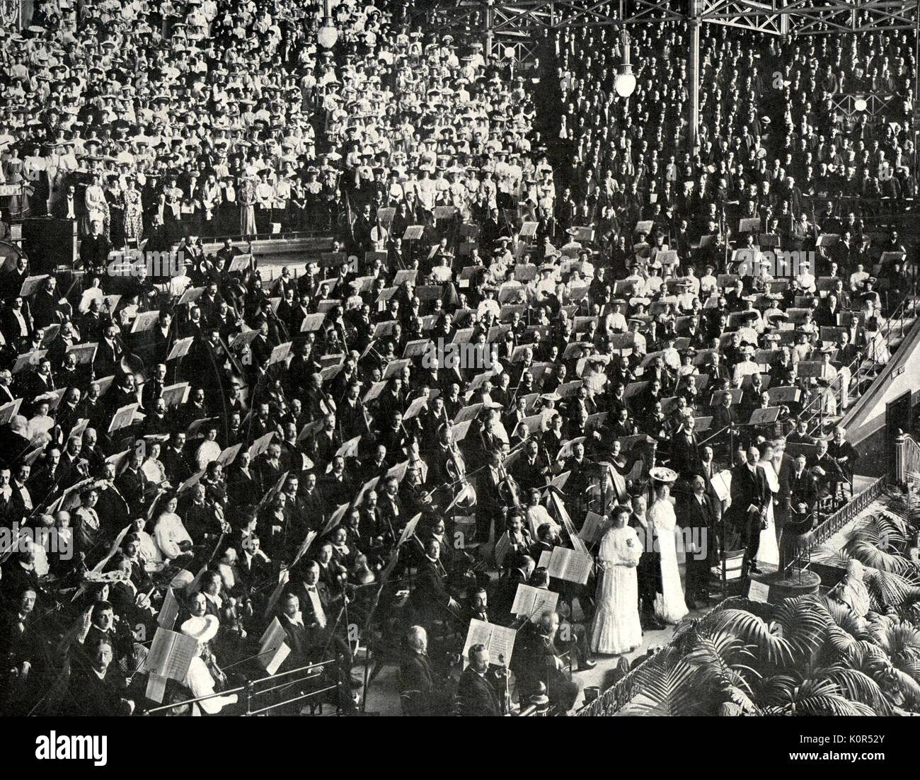 George Frideric Handel - Messiah performance at Crystal Palace, 1905 ...
