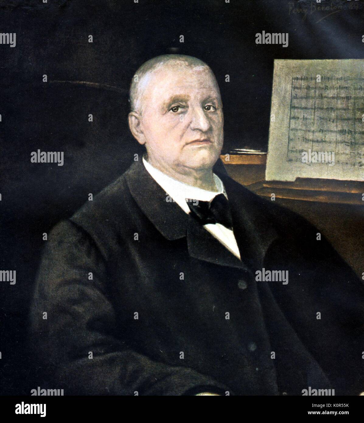 Painting bruckner portrait hi-res stock photography and images - Alamy