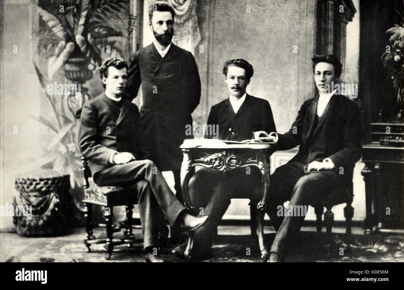 Sergei Rachmaninov as a graduate at Moscow Conservatory with Anton ...
