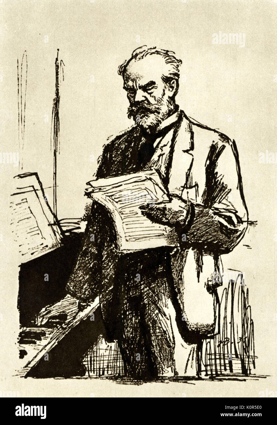 Antonin dvorak portrait hi-res stock photography and images - Alamy