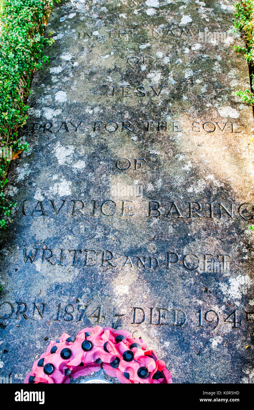 The grave of Maurice Baring OBE in Saint Mary's Church Yard, Eskadale ...