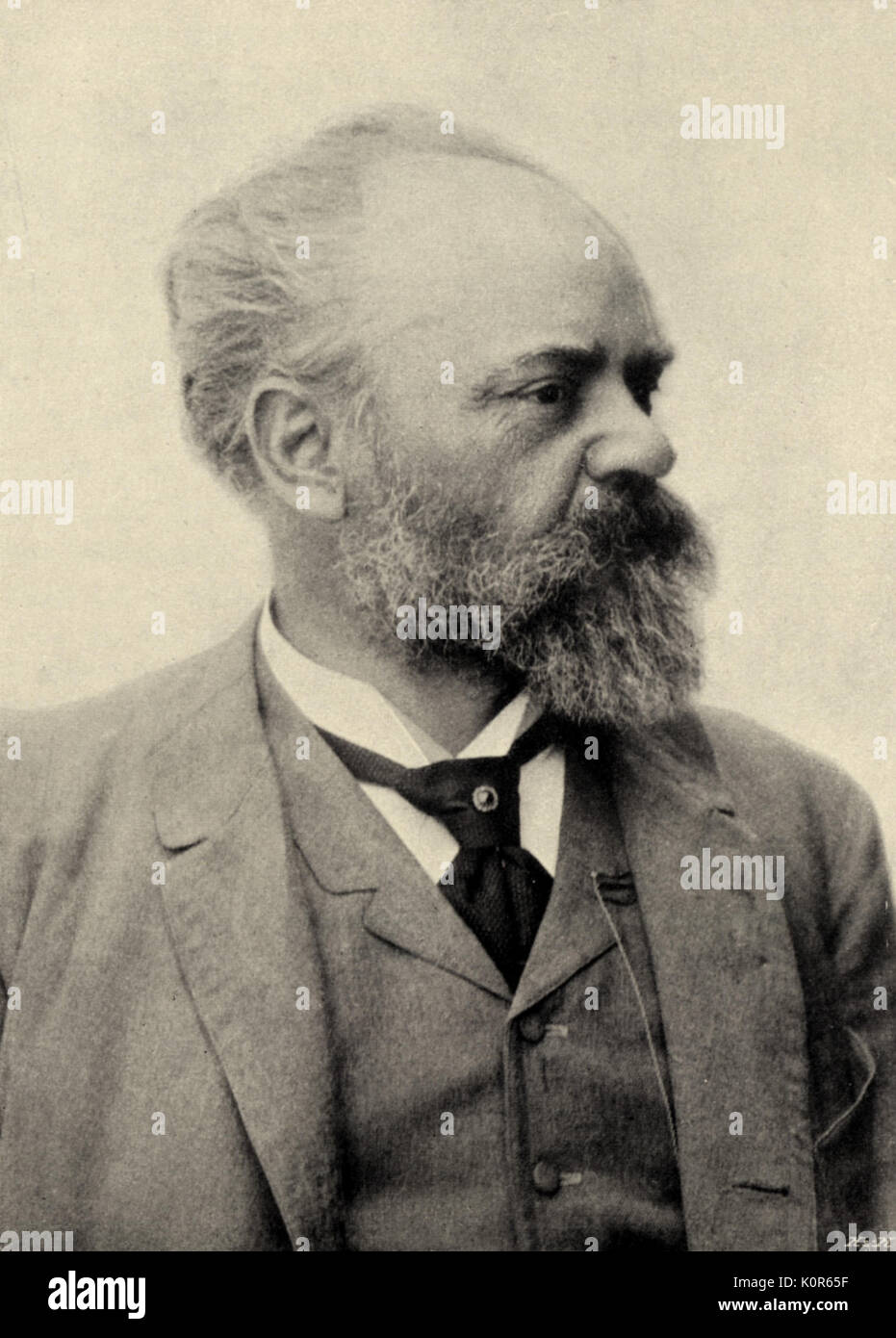 DVORAK, Antonin - 1894 Czech composer (1841-1904) Portrait Stock Photo ...