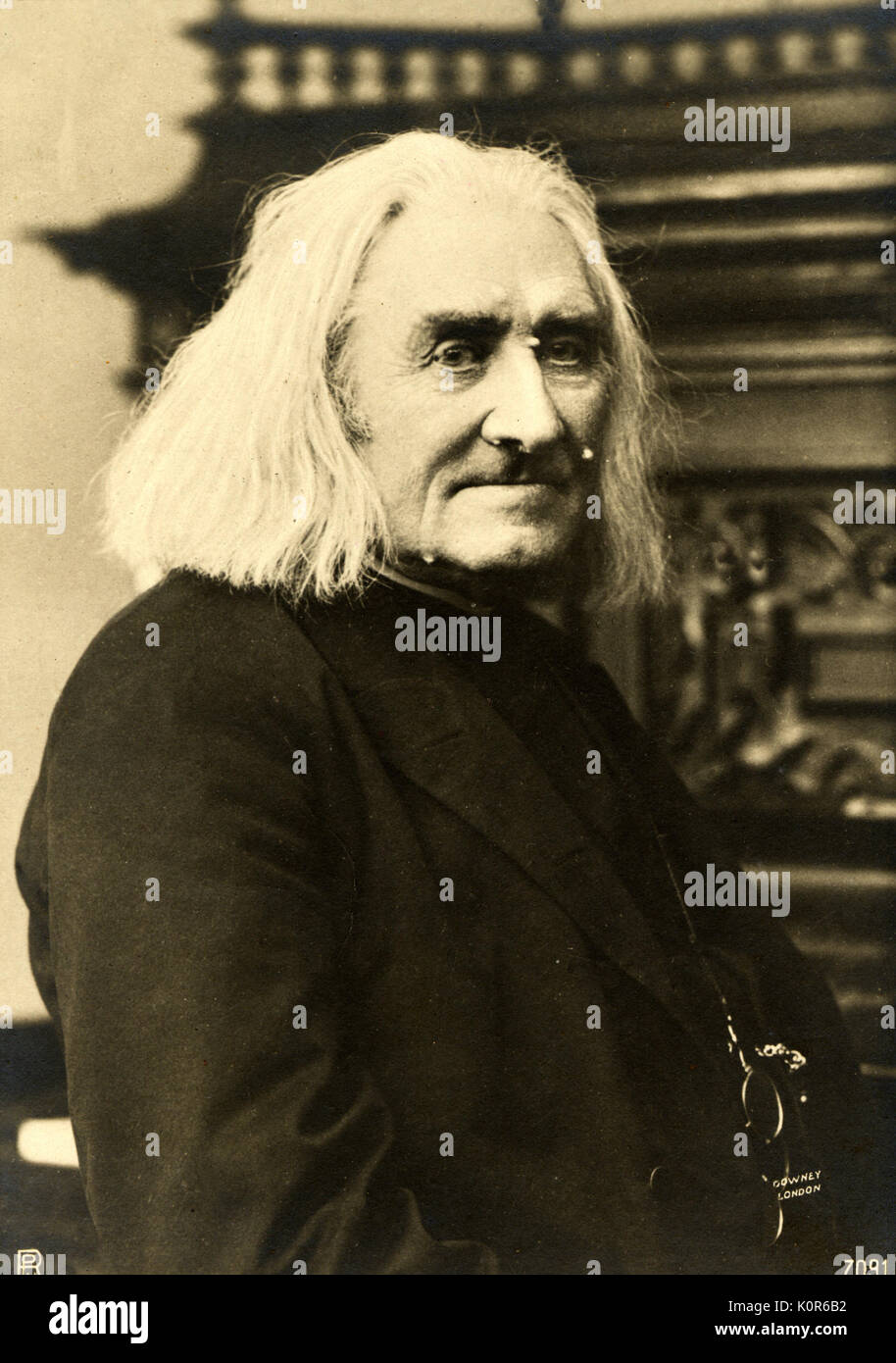Franz Liszt old.(Portrait). Hungarian pianist and composer. 22 October ...
