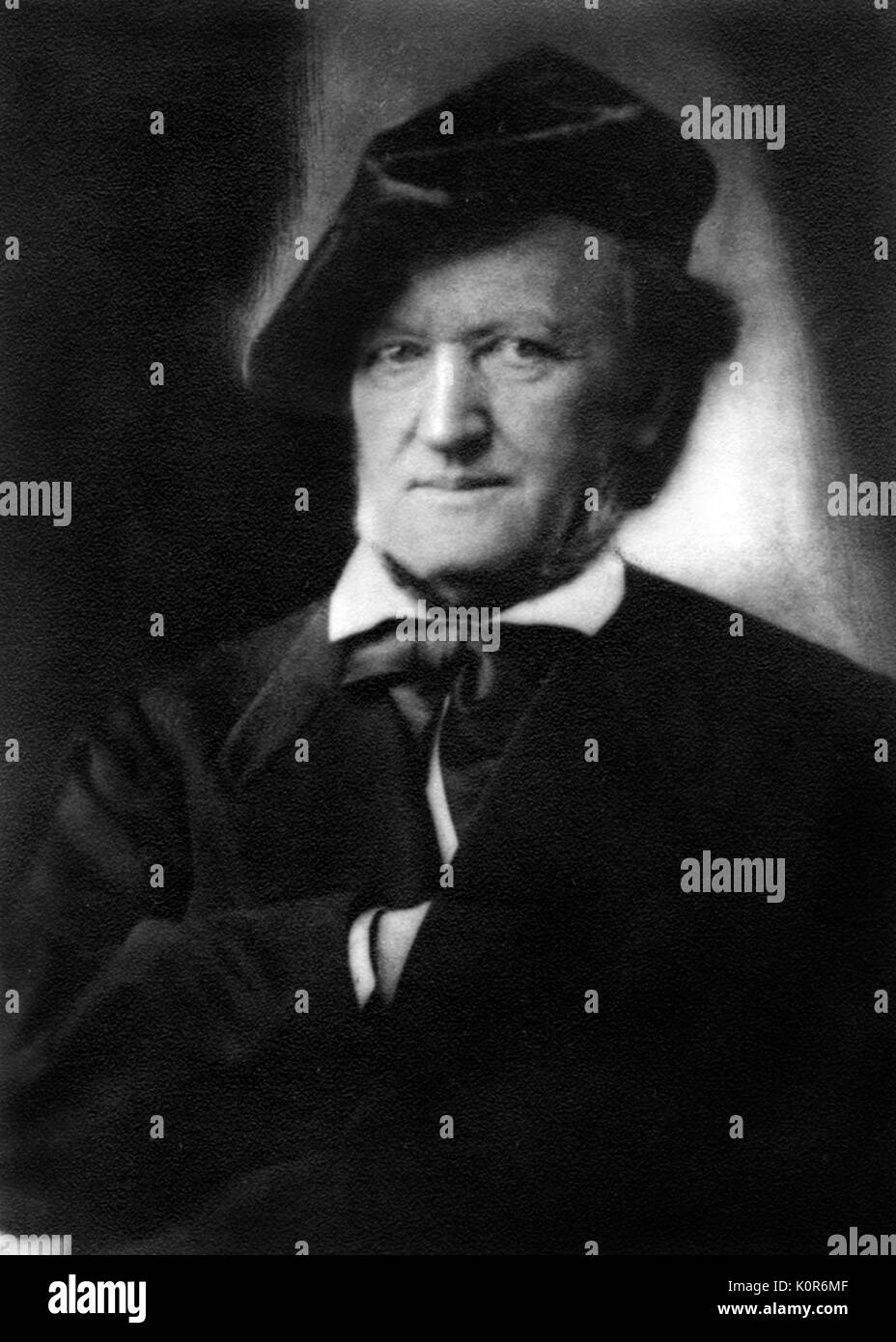WAGNER, Richard. Portrait. German composer (1813-1883 Stock Photo - Alamy