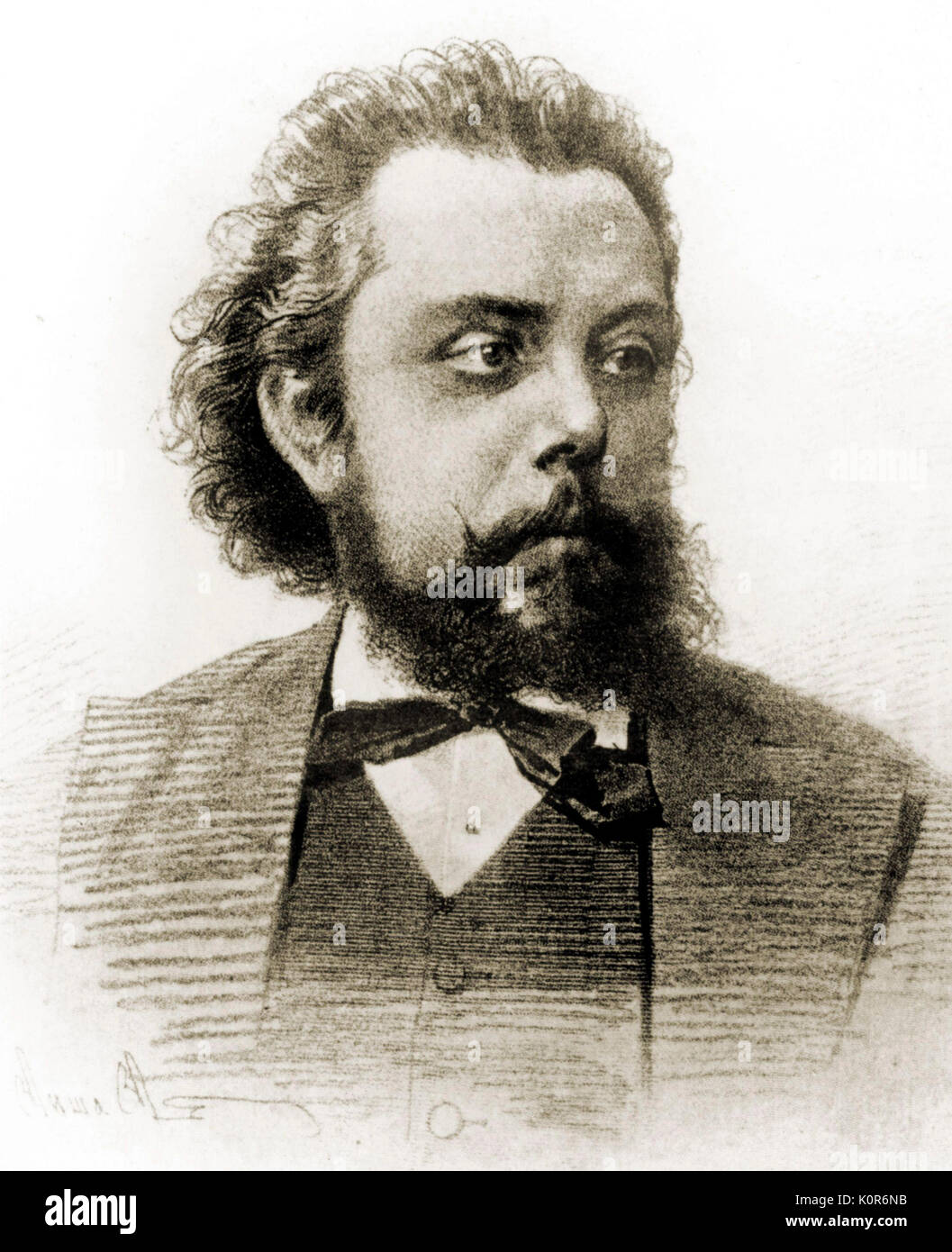 Modest Petrovich Mussorgsky portrait - . Russian composer, 21 March ... Modest Petrovich Mussorgsky portrait - . Russian composer, 21 March ...
