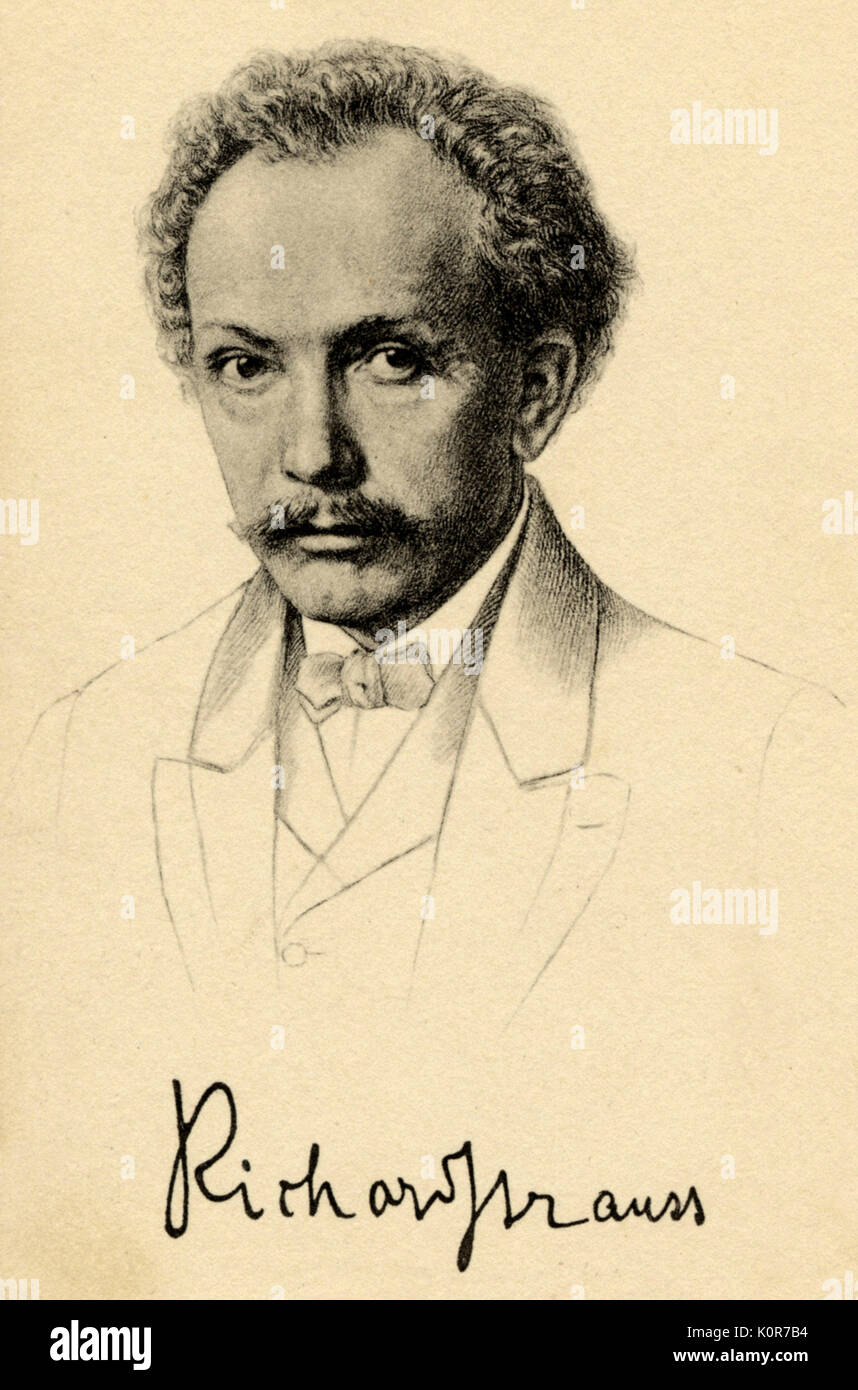 Richard strauss portrait drawing hi-res stock photography and images ...