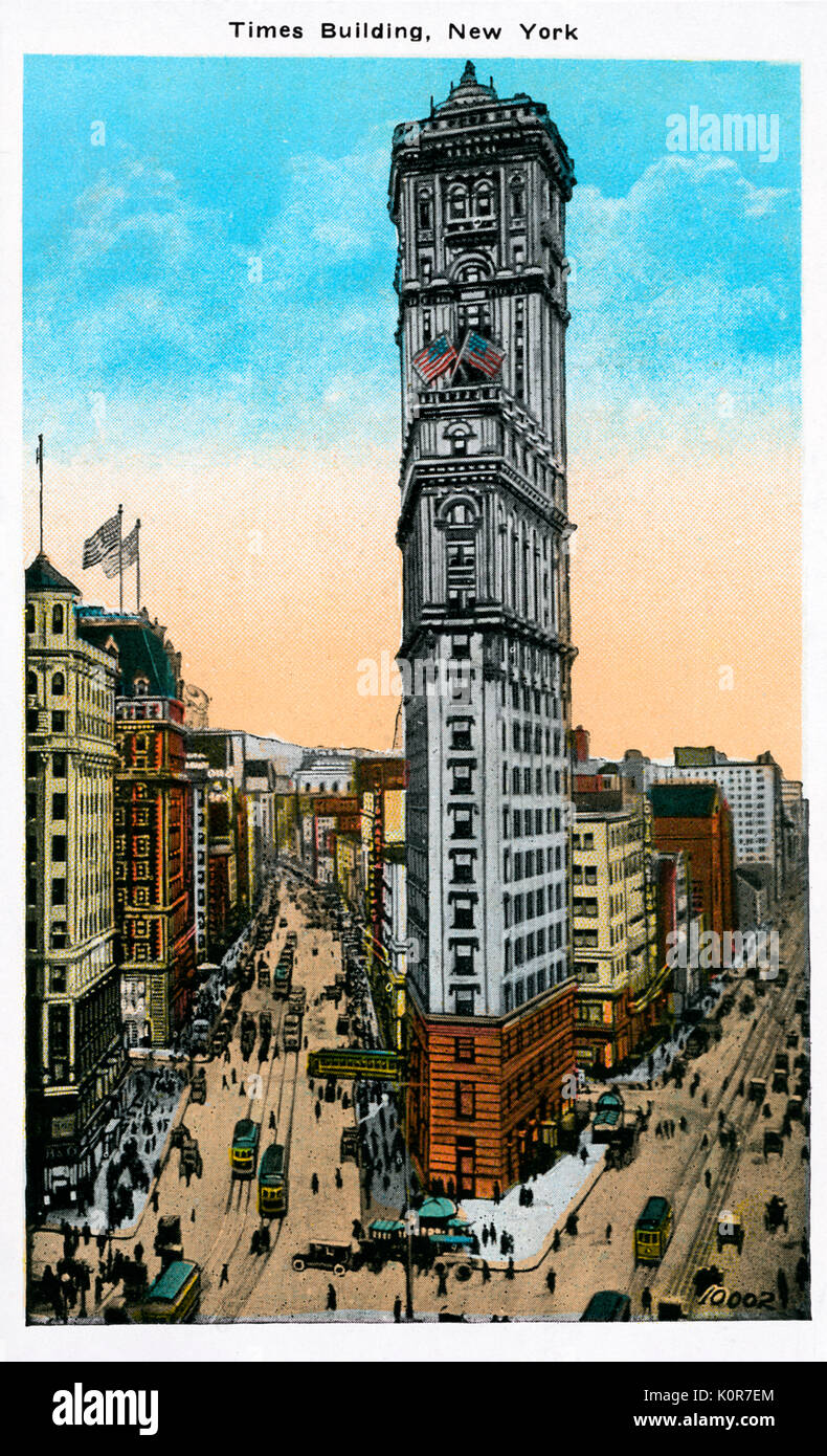 NEW YORK - Times Building Stock Photo - Alamy