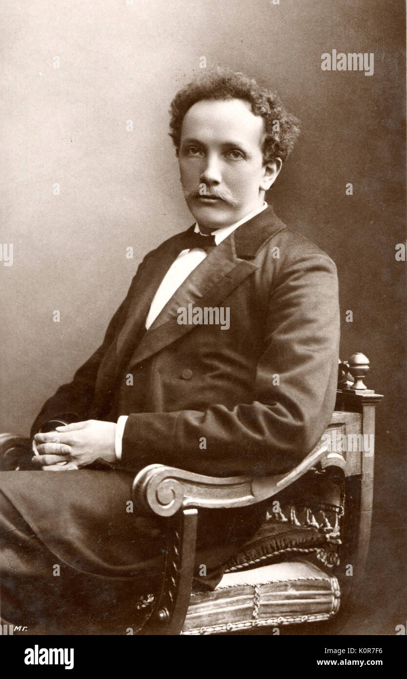 Richard STRAUSS - portrait of German composer. 1864-1949 Stock Photo ...