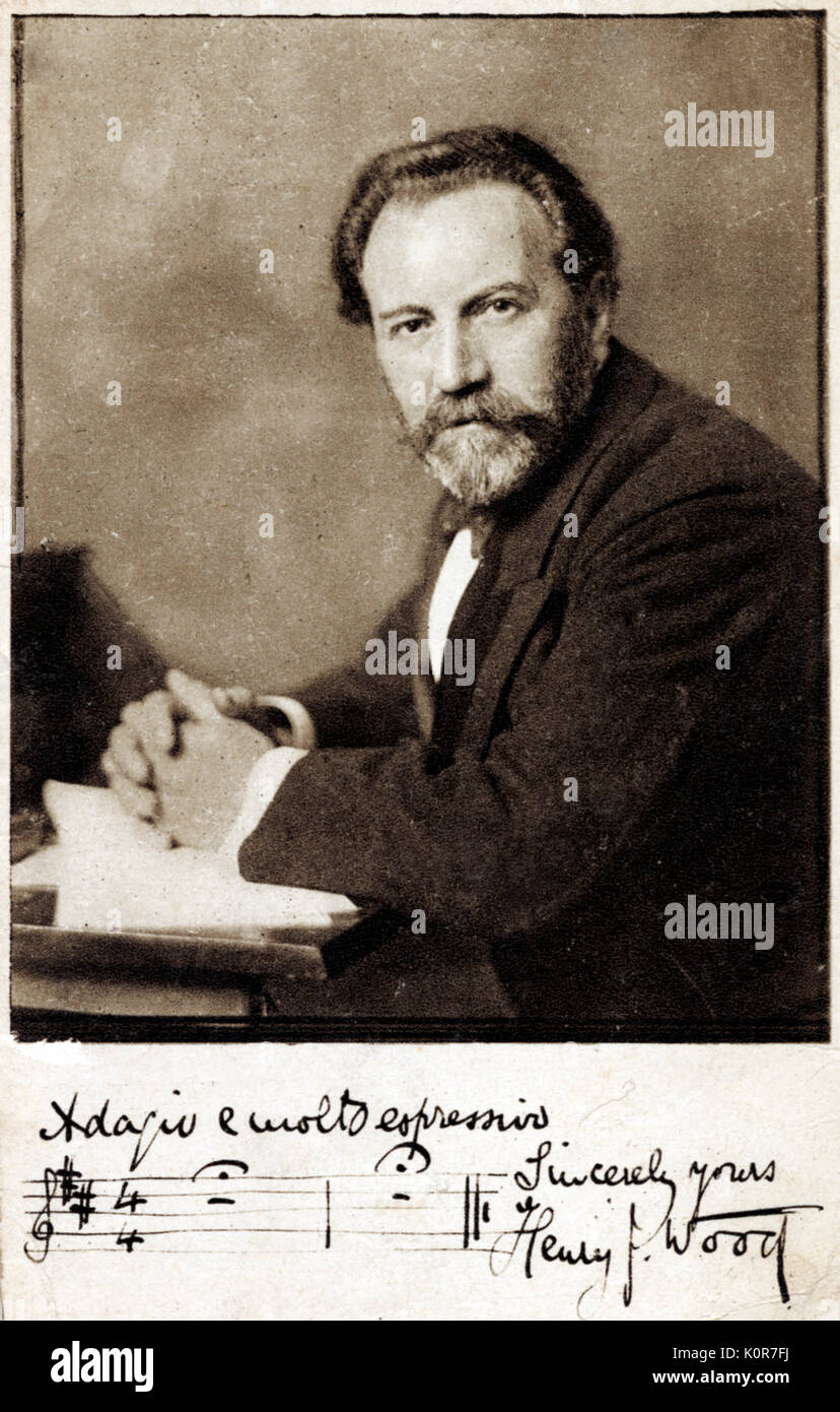 WOOD, Sir Henry English conductor (1869-1944 Stock Photo - Alamy