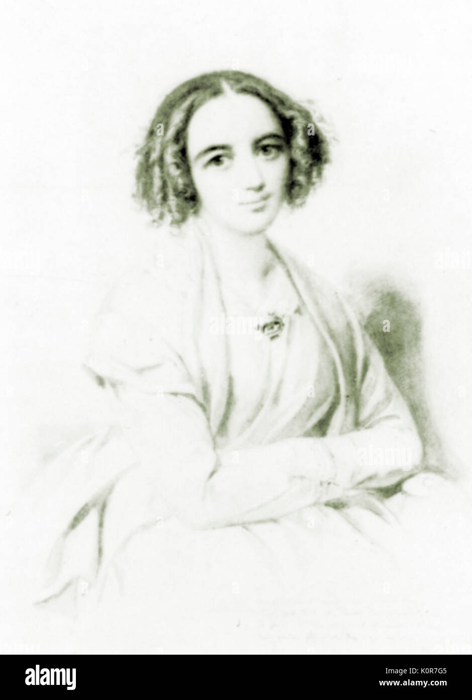 Fanny MENDELSSOHN-BARTHOLDY, by Wilhelm Hensel who she was married to ...