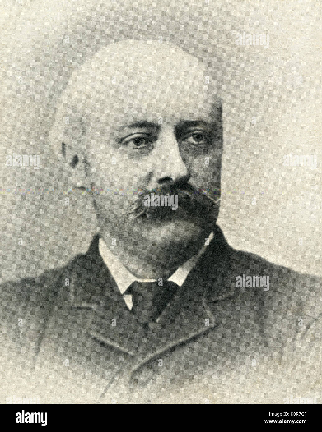 PARRY, Hubert -portrait English Composer and writer of music. 1848-1918 ...