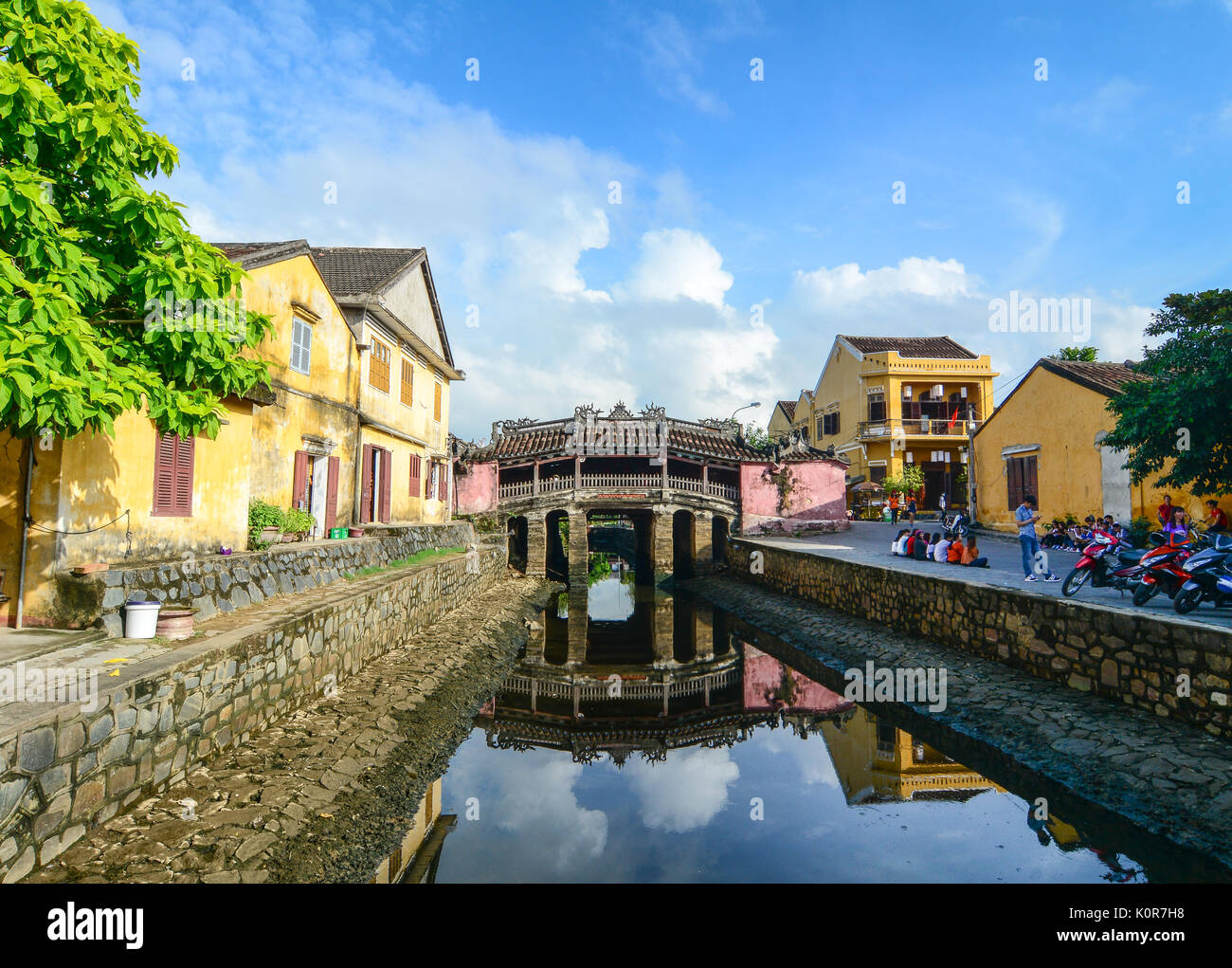 Hoi An, Vietnam - Nov 29, 2015. Japanese Bridge Pagoda (Chua Cau) in ...