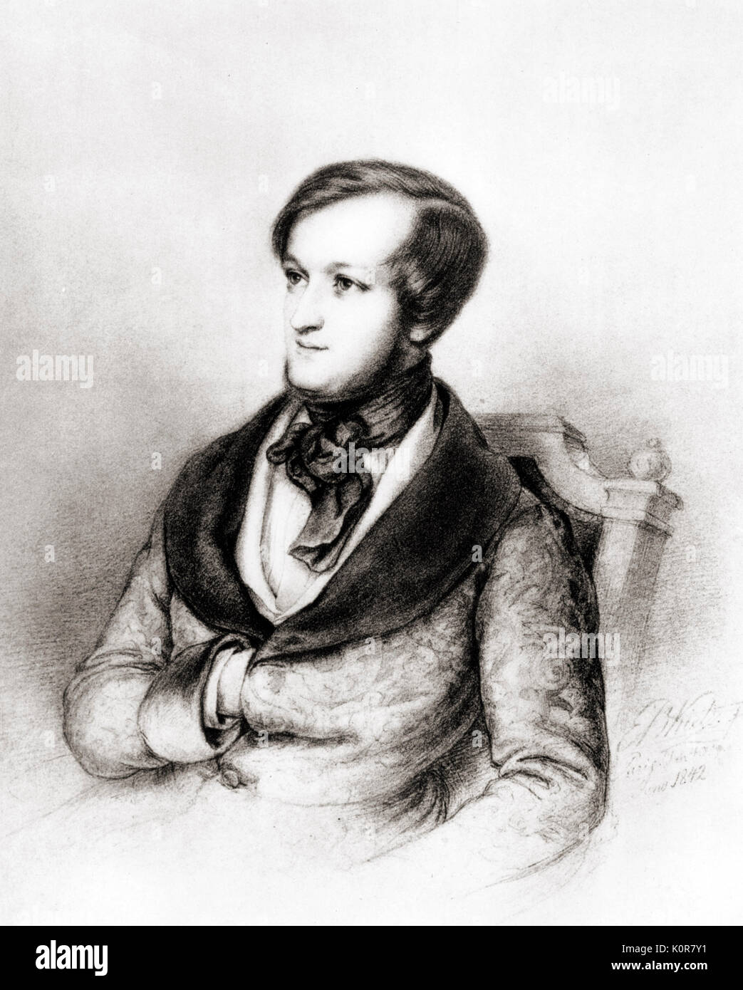 Richard wagner portrait drawing hi-res stock photography and images - Alamy