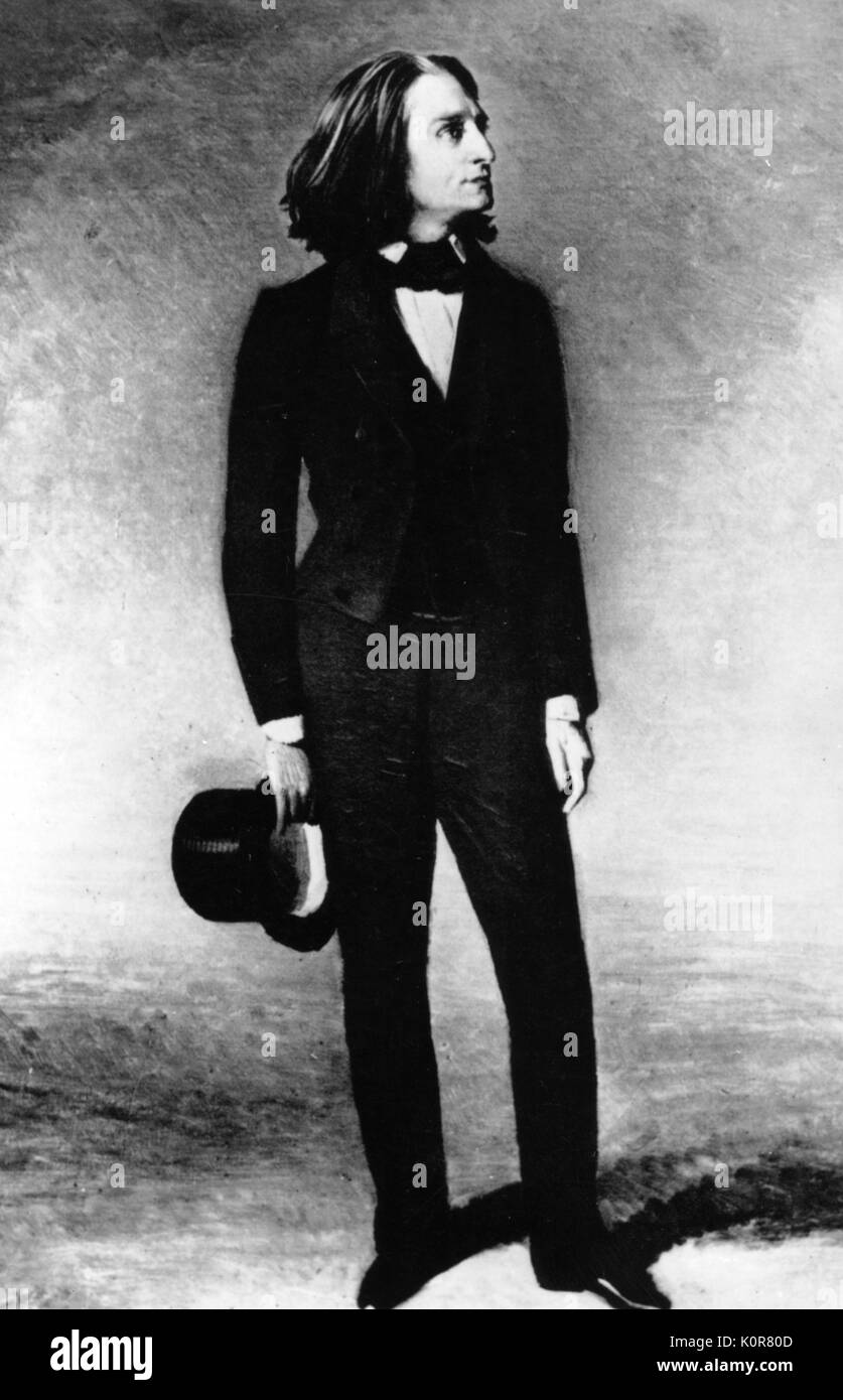 Franz liszt Black and White Stock Photos & Images - Alamy