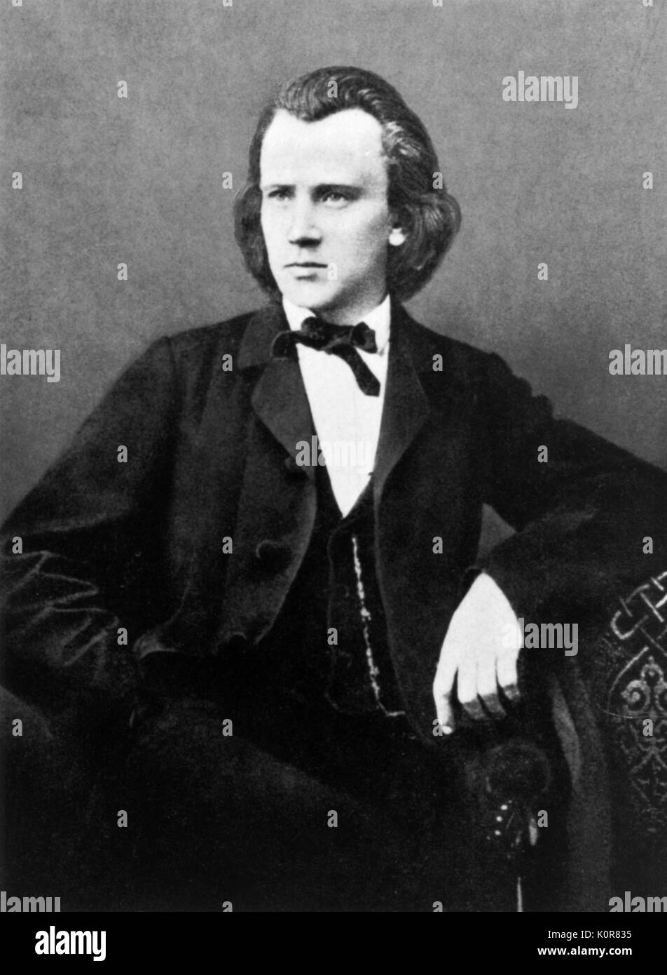 Johannes brahms Black and White Stock Photos & Images - Alamy