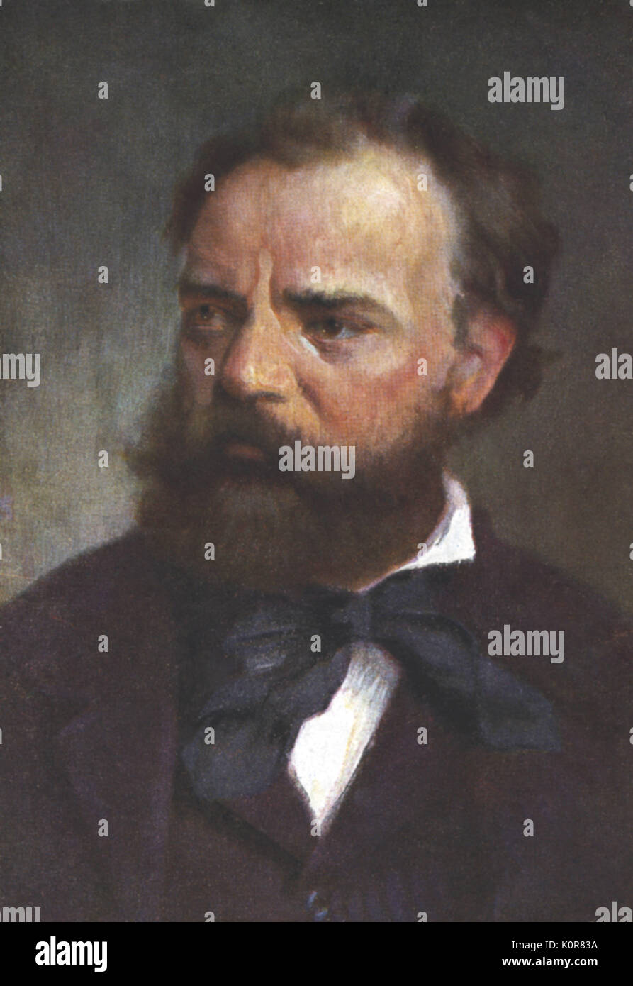 Antonin DVORAK - portrait of Czech composer. 8 September 1841 - 1 May ...