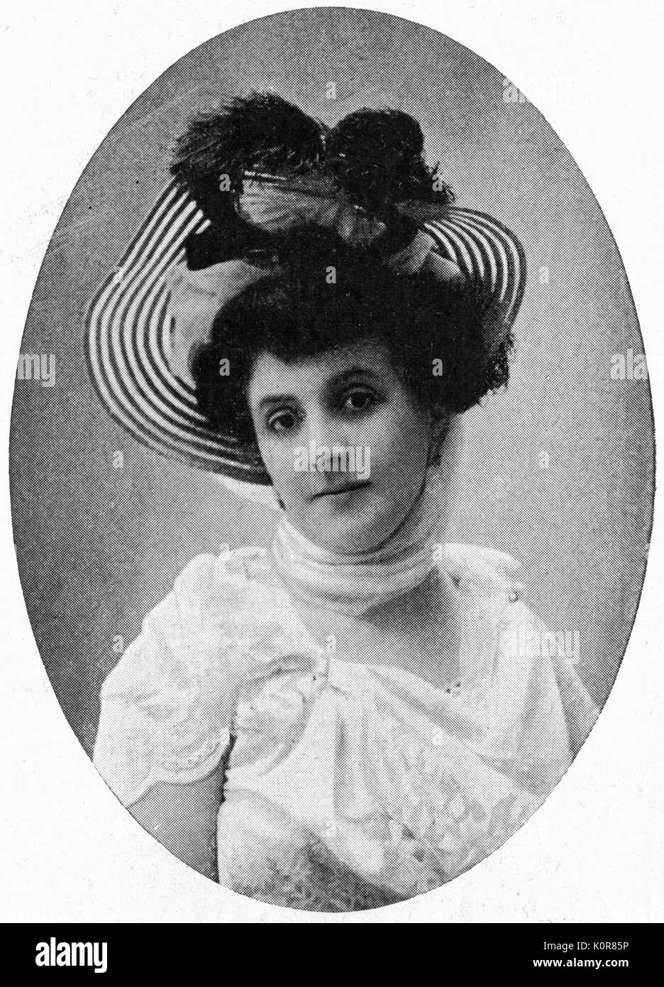 20th century opera female singer classical music Black and White Stock ...