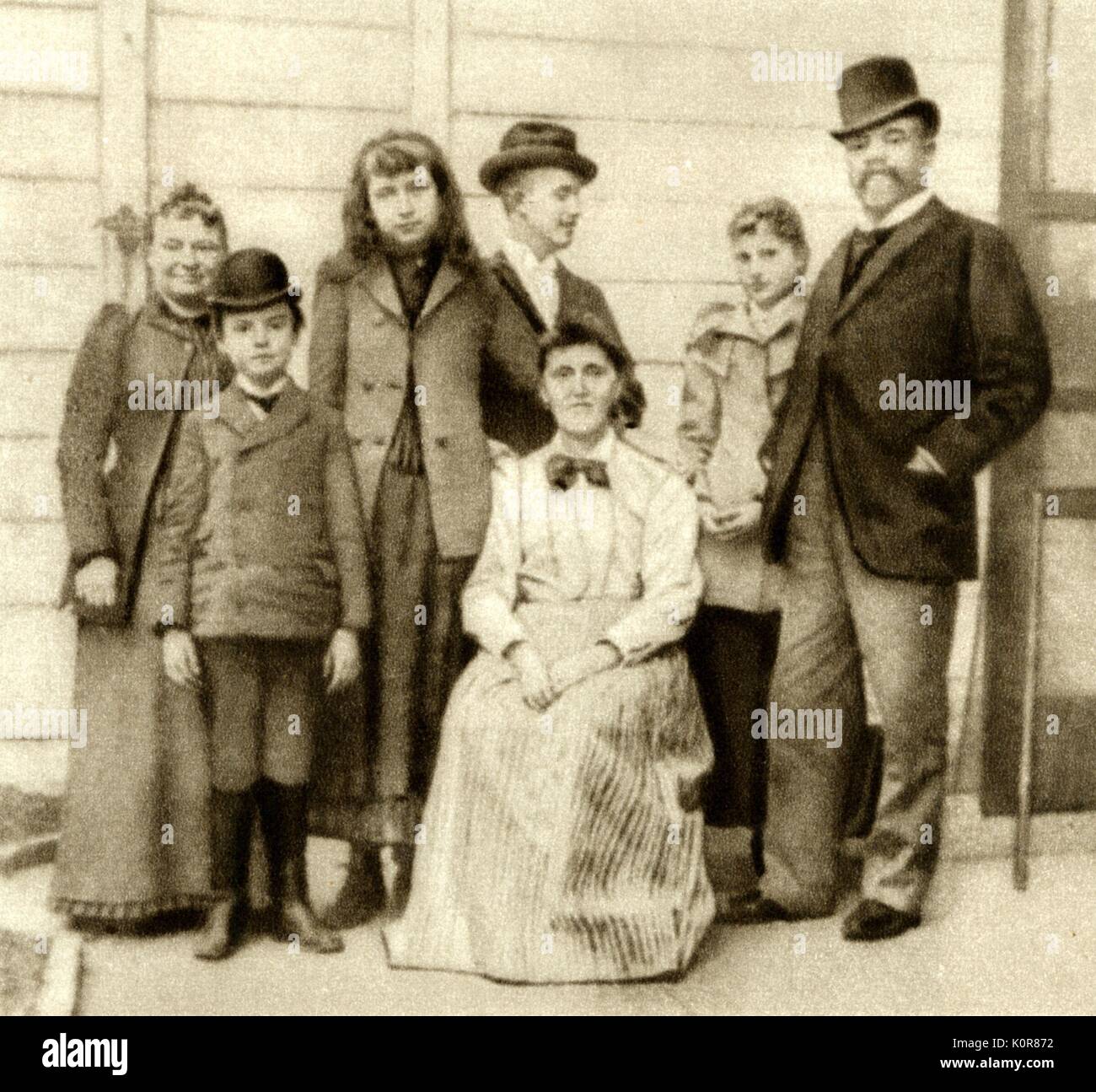 DVORAK - Dvorak's family shortly after the their arrival in America in ...