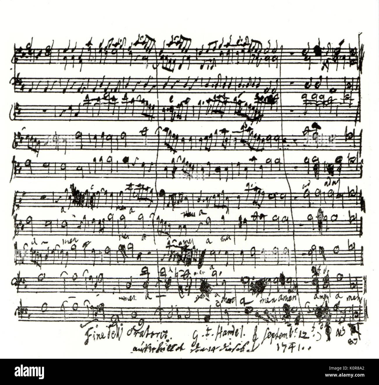 Handels messiah hi-res stock photography and images - Alamy