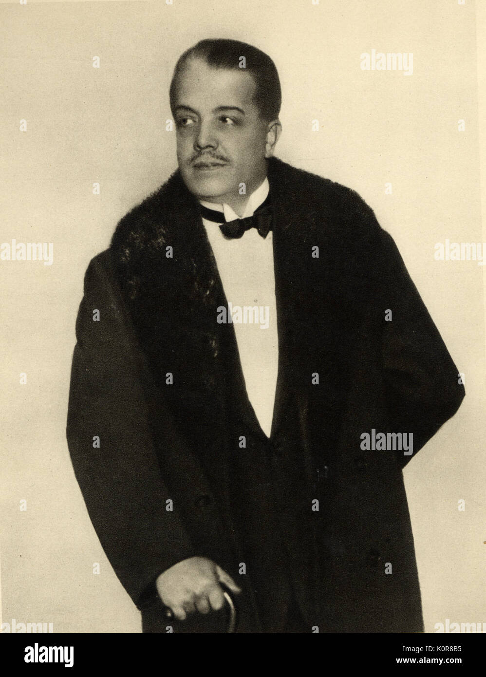 Serge Pavlovich Diaghilev -portrait. Russian impresario. Created ...