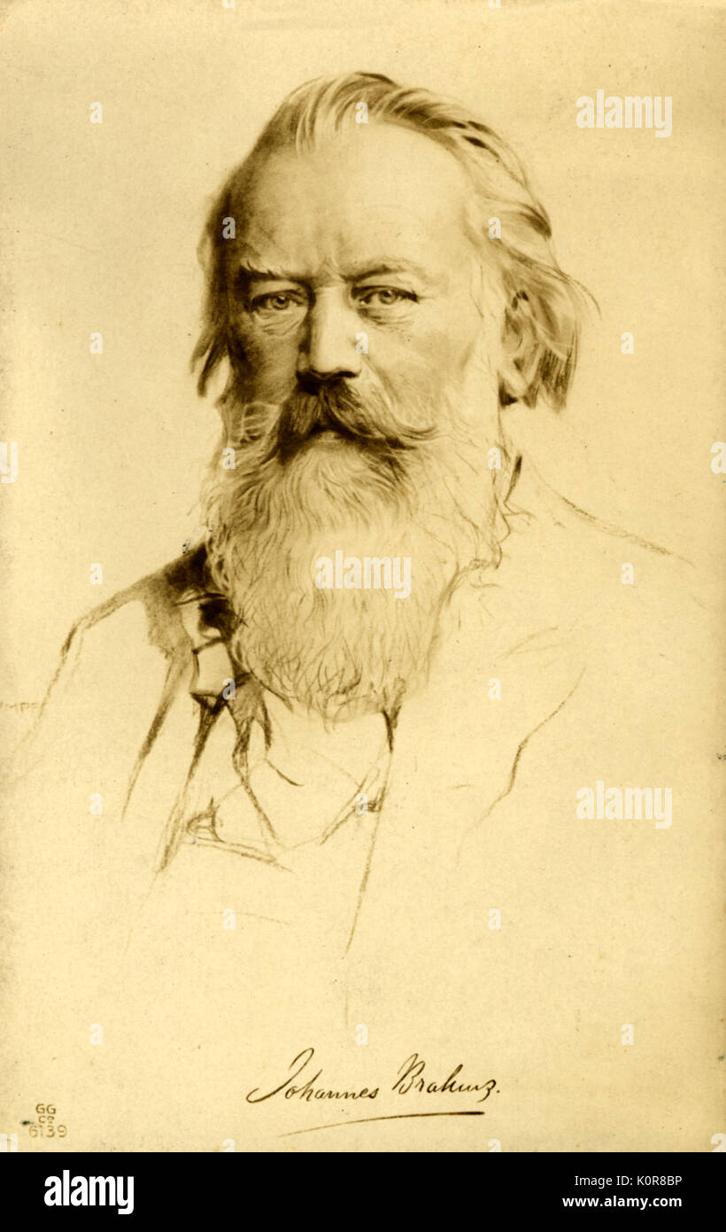 19thcentury portrait brahms portrait hi-res stock photography and ...