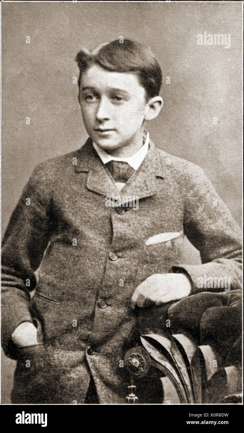 DELIUS in 1874 English composer 1862-1934 Stock Photo - Alamy