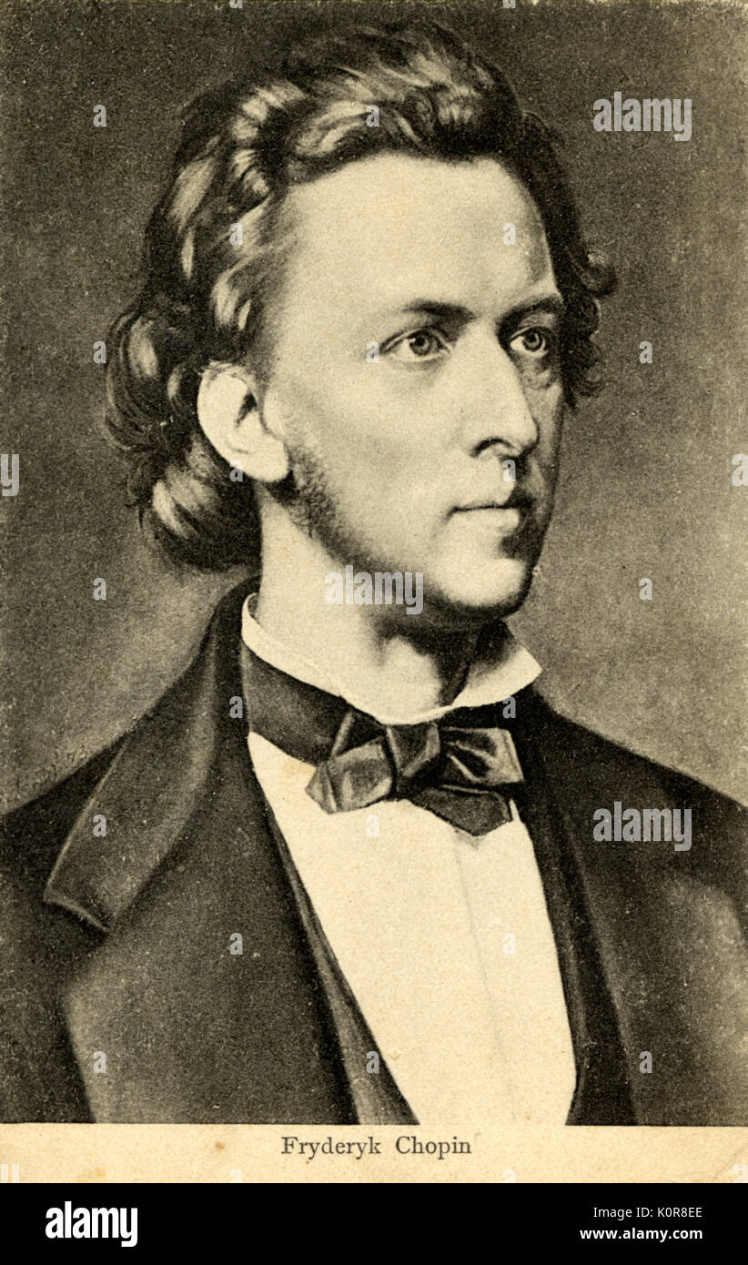Frédéric Chopin Polish composer (1810-1849 Stock Photo - Alamy
