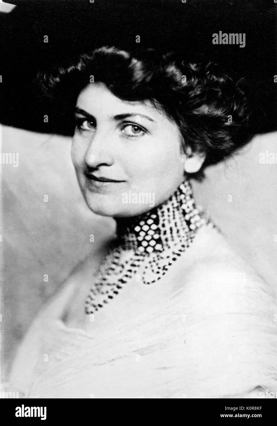 Alma Mahler with hat Alma Mahler with hat in 1909 or 1910. Mahler's ...