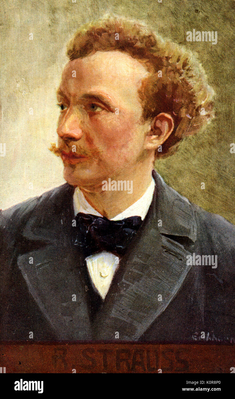 Richard strauss portrait painting hi-res stock photography and images ...