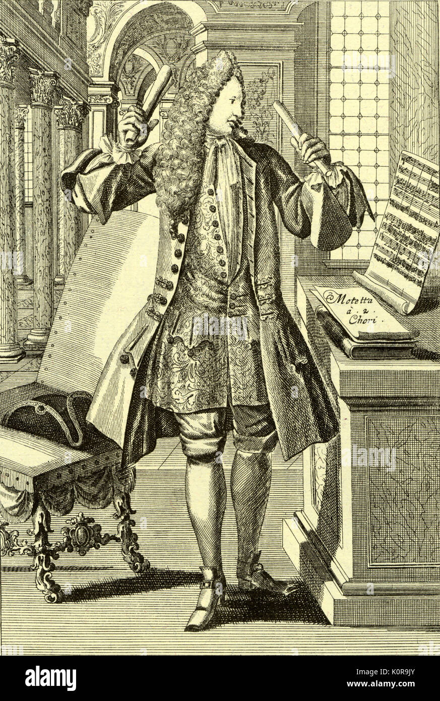 Music director / early conductor engraving by J C Weigel (1661-1726 ...