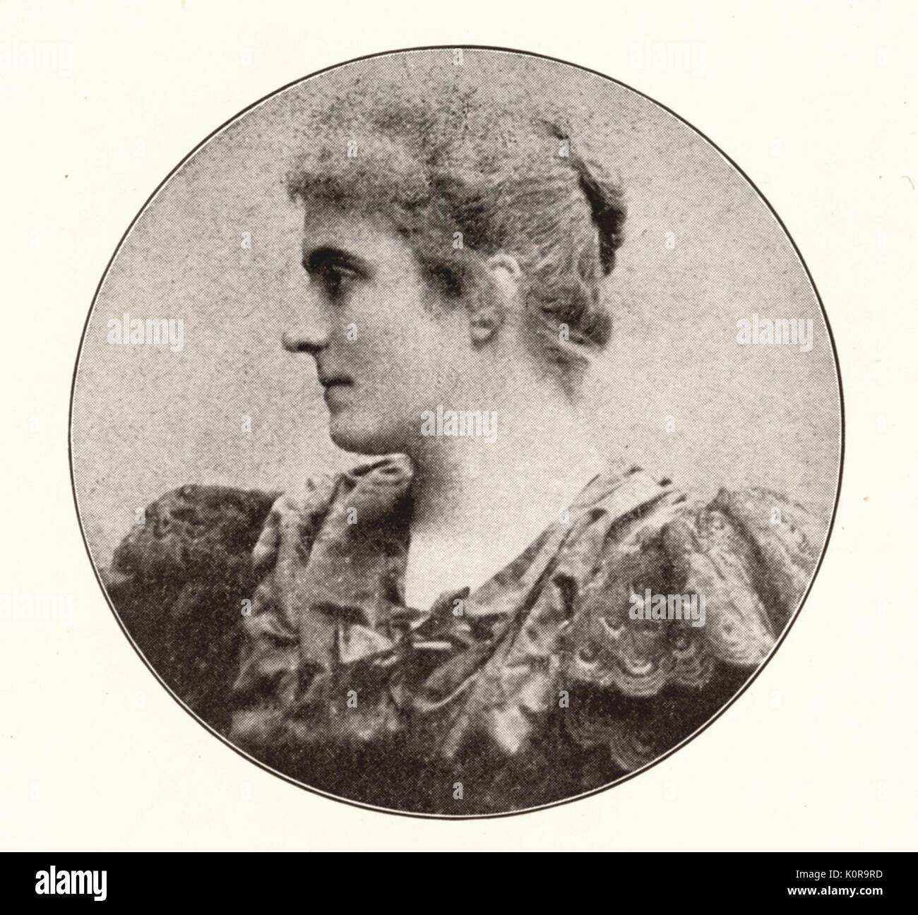 Elvira Puccini (composer's wife) Italian composer, 1858-1924 Stock ...