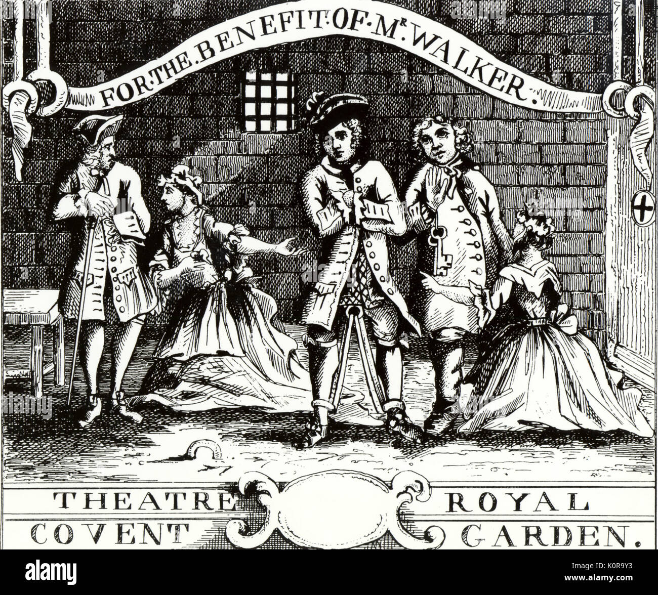 Covent Garden opera house tickets based on Gay's 'the Beggar's Opera ...