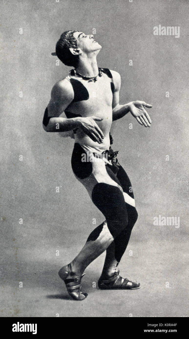 Vaslav Nijinsky in Debussy 'Prelude L'Apres-midi d'un faune' 1912 ...