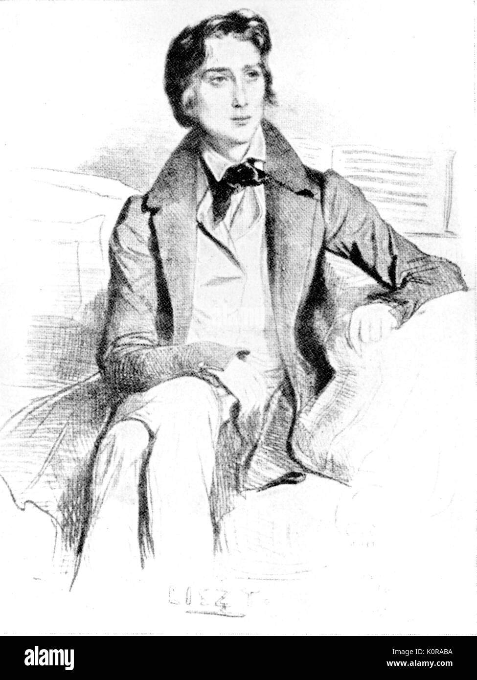 1886 hungarian composer and pianist hi-res stock photography and images ...