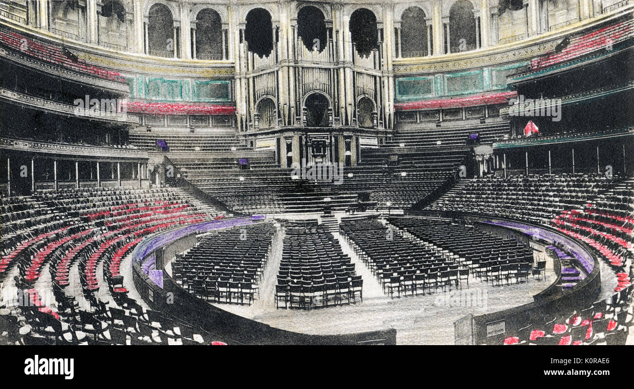LONDON - ROYAL ALBERT HALL Interior Stock Photo - Alamy