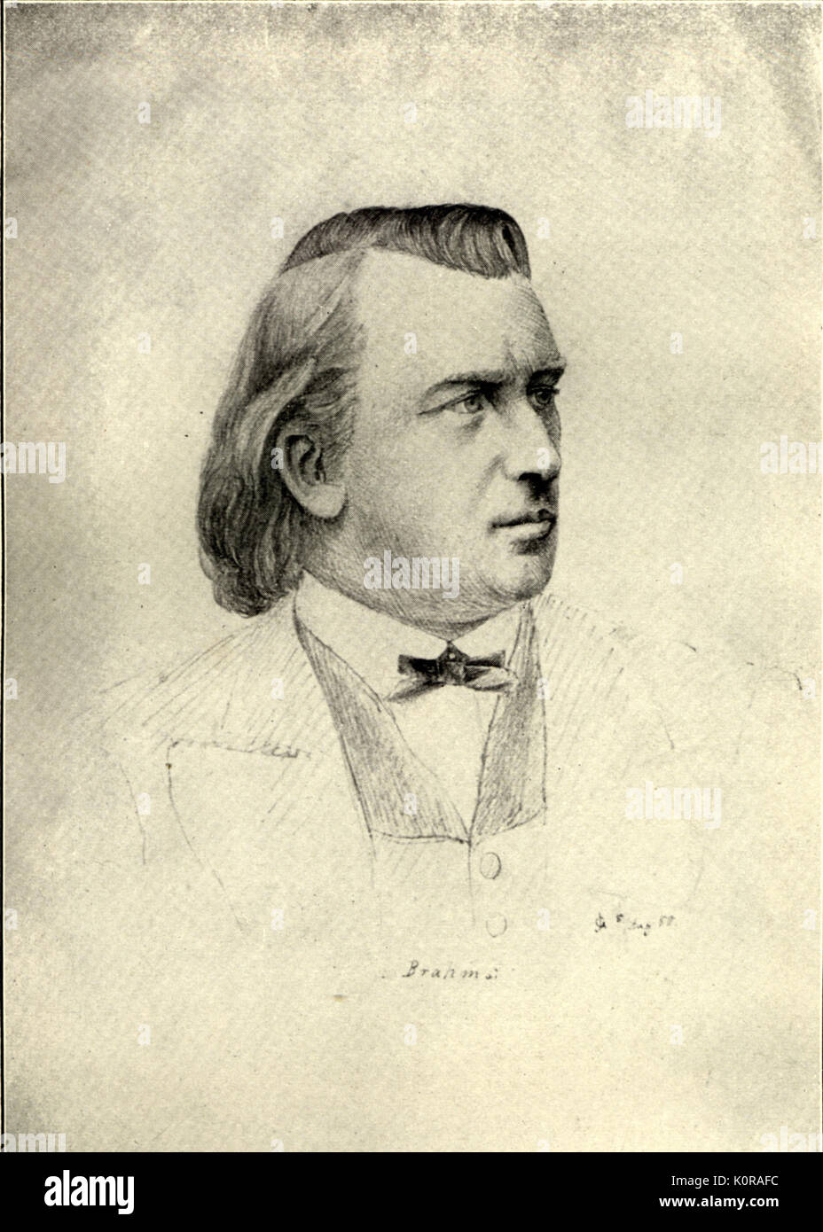 19thcentury portrait brahms portrait hi-res stock photography and ...
