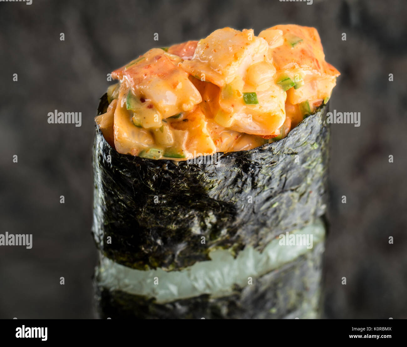 Japanese food spicy gunkan hi-res stock photography and images - Alamy