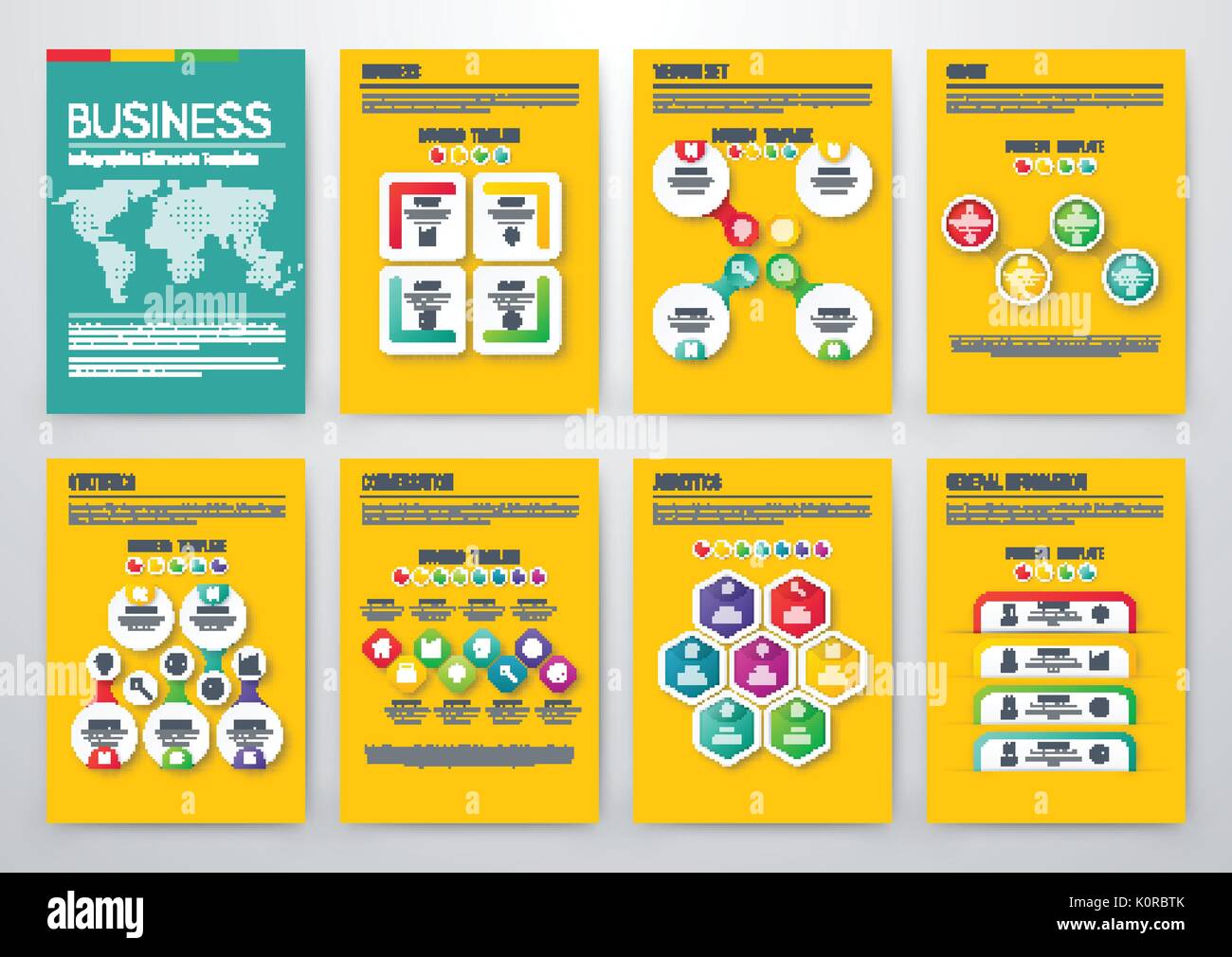 Color elements for infographics Stock Vector Image & Art - Alamy
