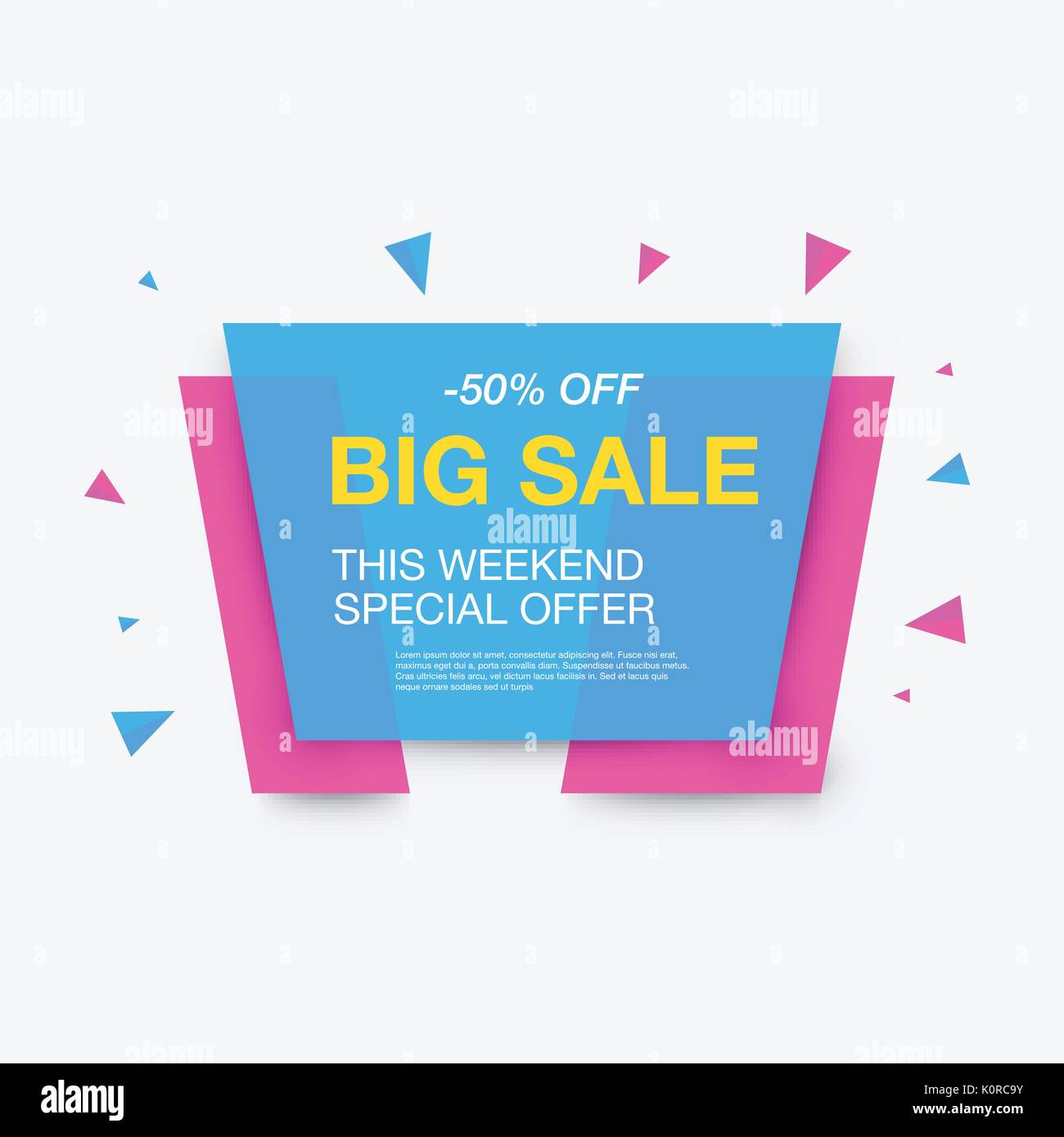 Weekend sale banner, special offer Stock Vector Image & Art - Alamy