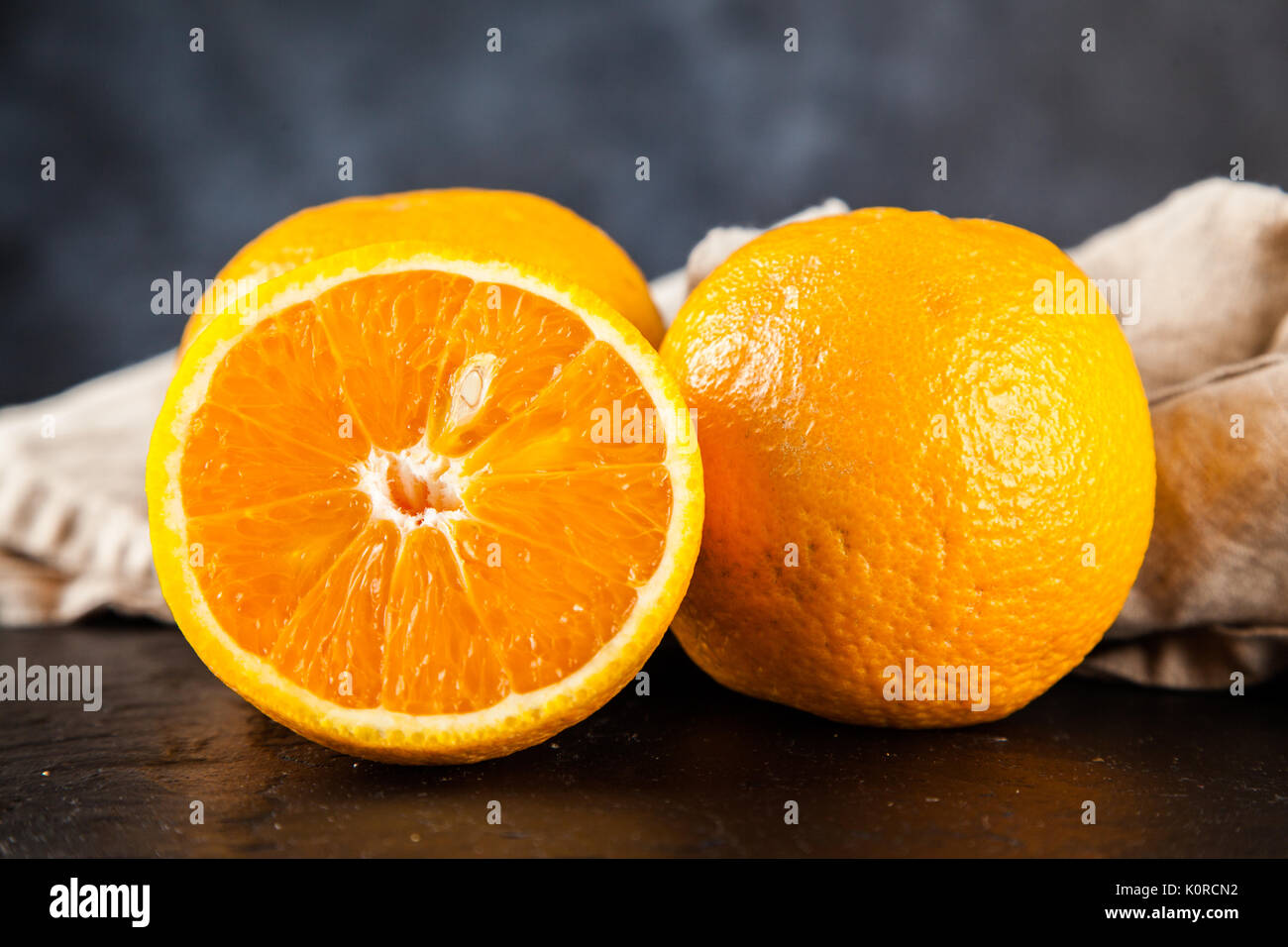 Oranges slice hi-res stock photography and images - Alamy