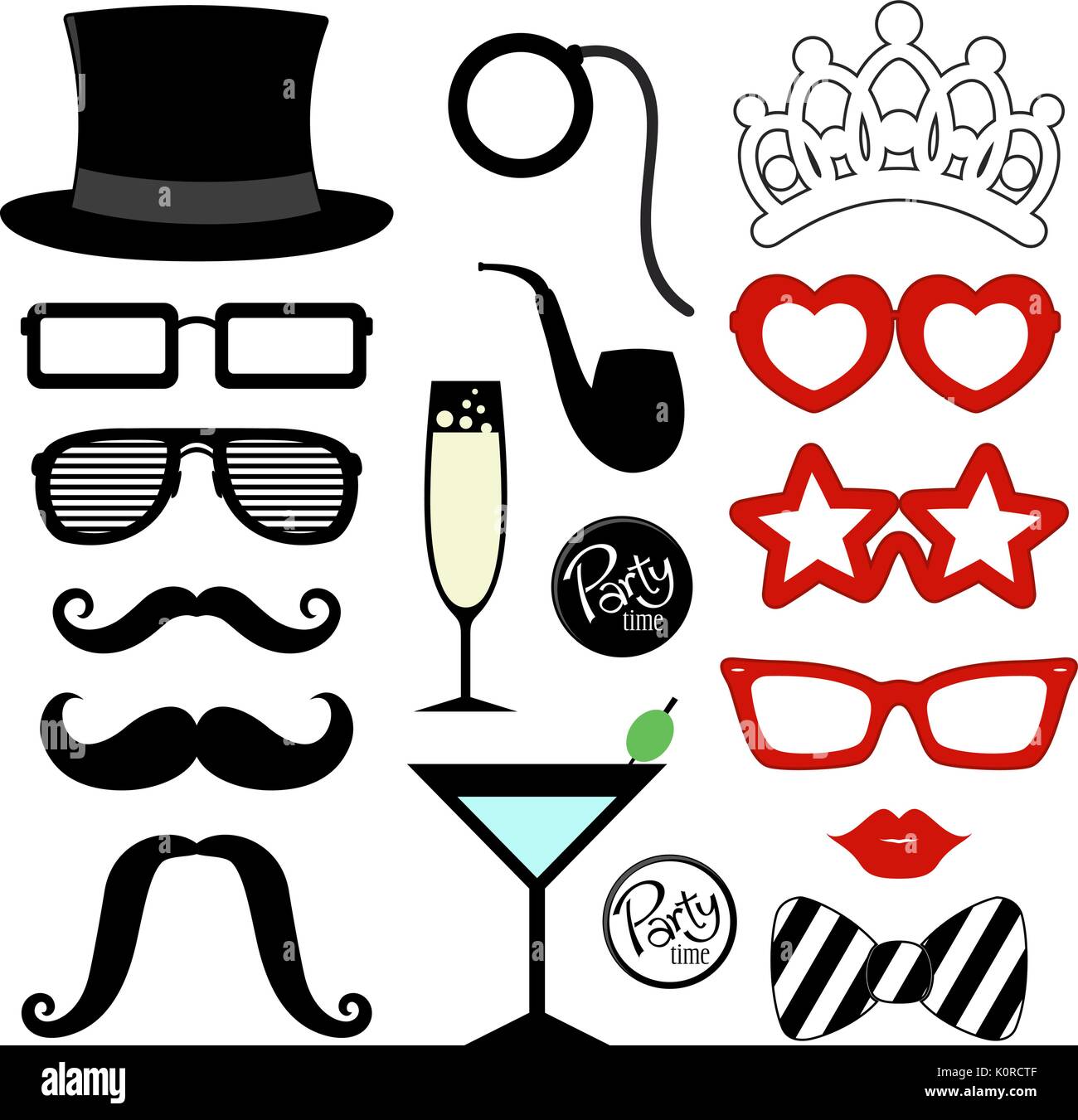 Monocle isolated white background Stock Vector Images - Alamy
