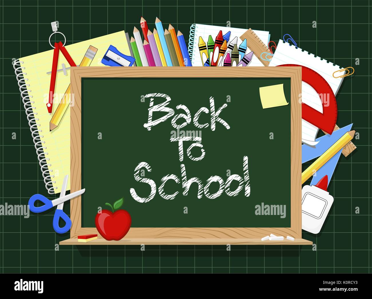 School Chalkboard Clipart