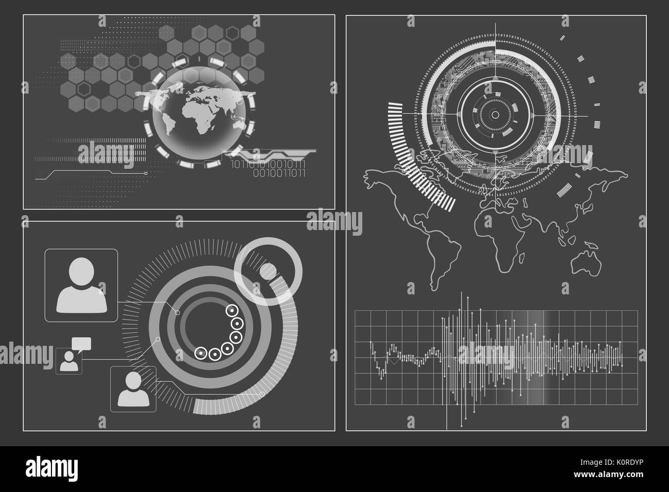 Blank world map with lines Black and White Stock Photos & Images - Alamy