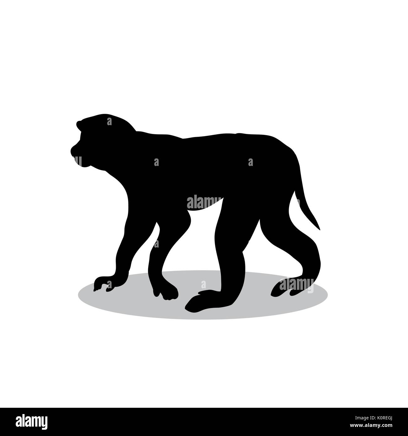East african chimpanzee Cut Out Stock Images & Pictures - Alamy