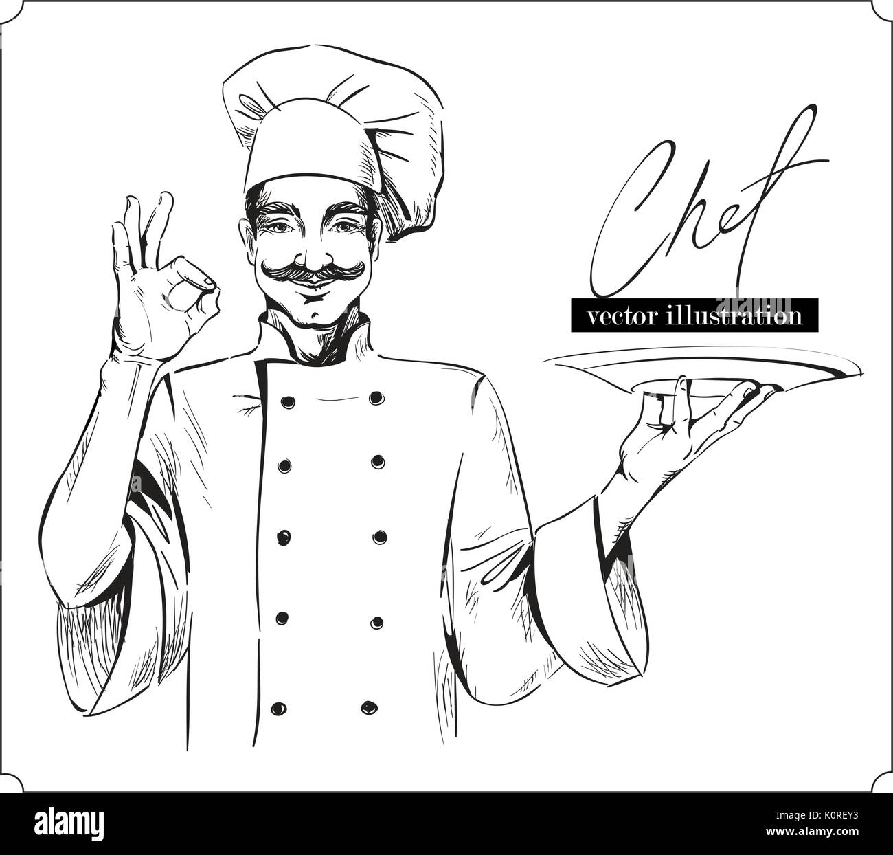 Hand drawn illustration drawing man hi-res stock photography and images ...