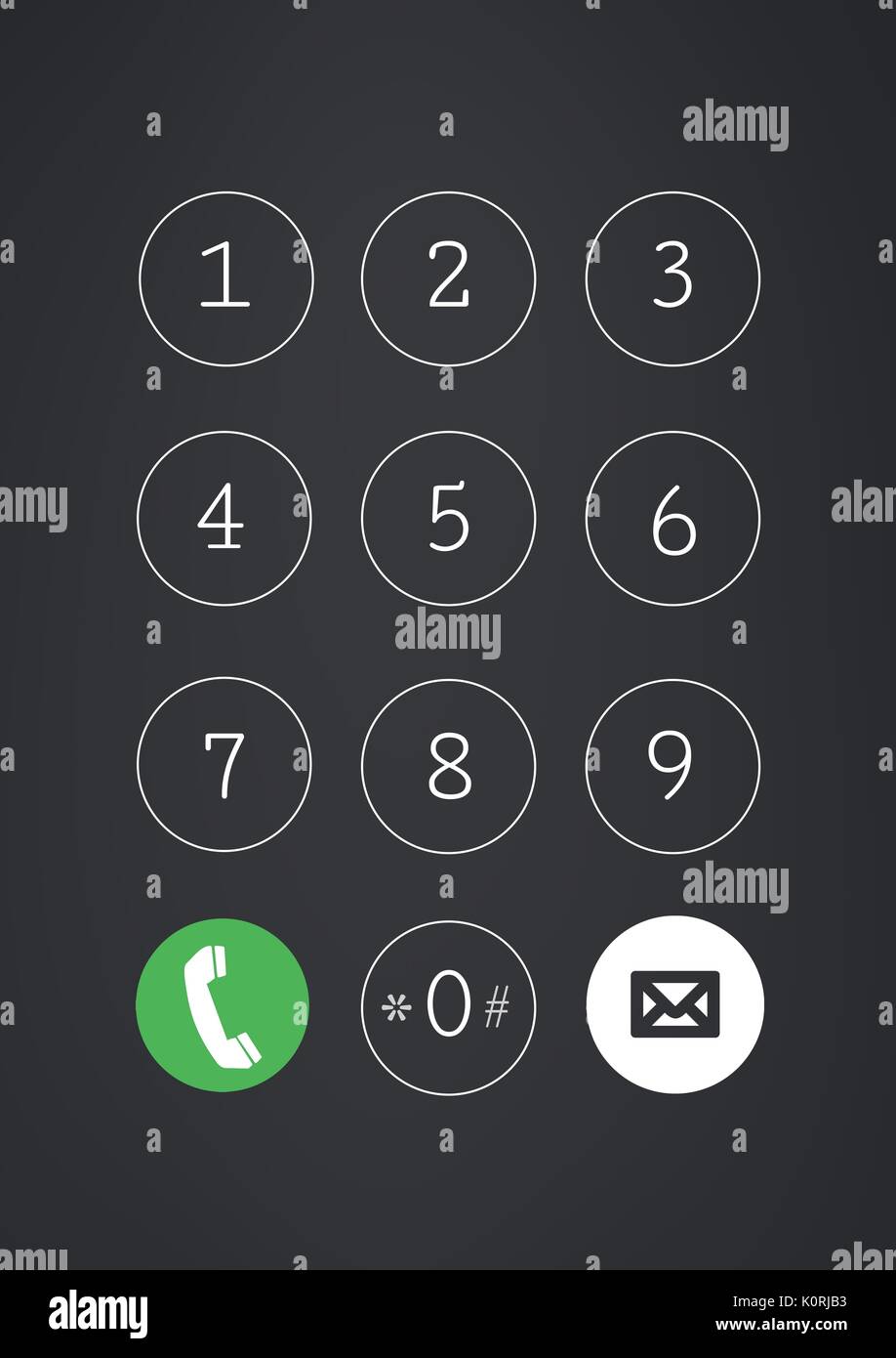 Landline telephone icon image hi-res stock photography and images - Alamy